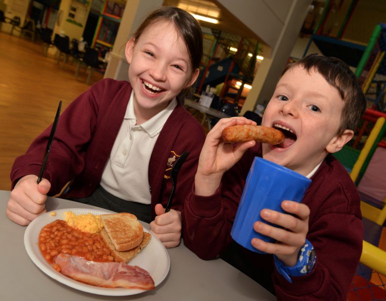 Youngsters started the day right for National Farmhouse Breakfast Week ...