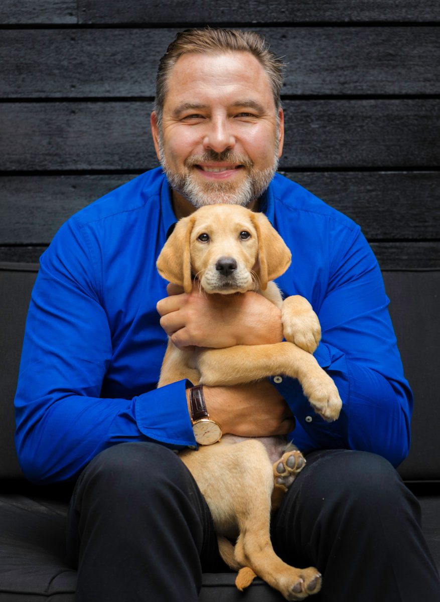 David Walliams meets namesake Guide Dog puppy - The Stratford Observer