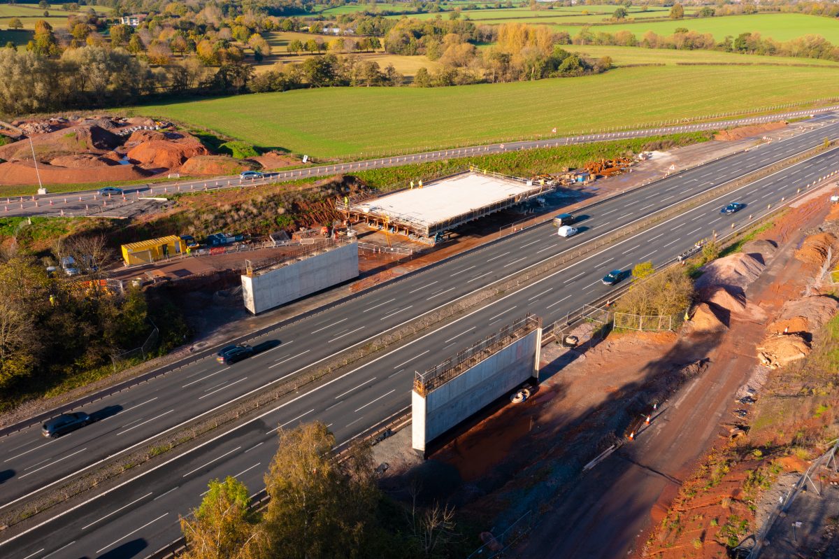 Installation of a new bridge over A46 put back - The Stratford Observer